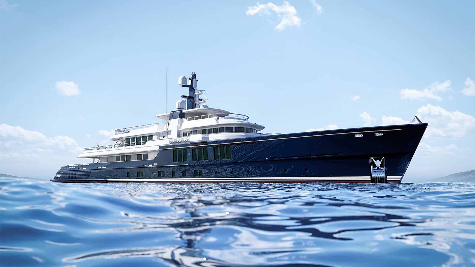 Exclusive 70m in-build CRN superyacht Project Thunderball revealed